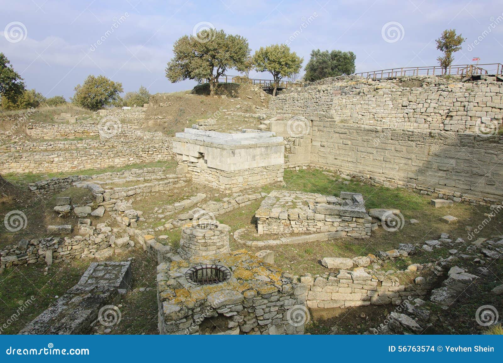 Ruins of Troy stock photo. Image of ancient, culture - 56763574