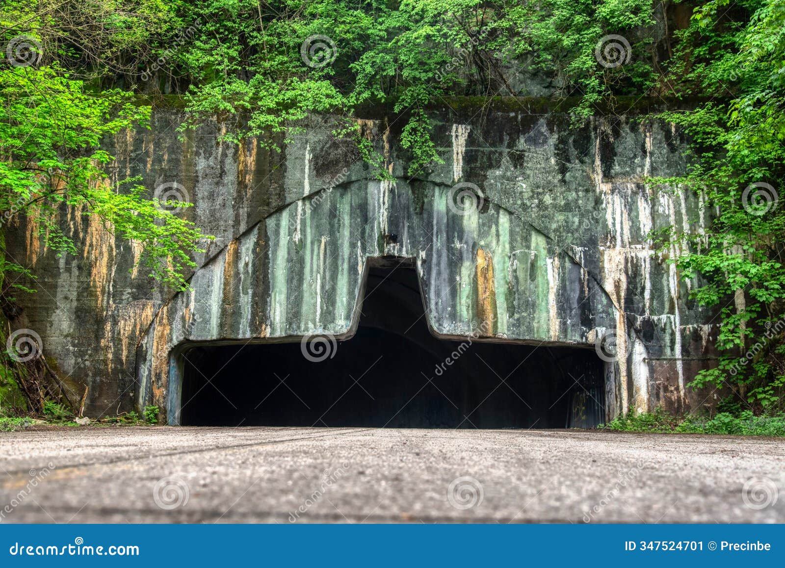 Ruins of Underground Airbase Zeljava, Bihac Stock Image - Image of ...