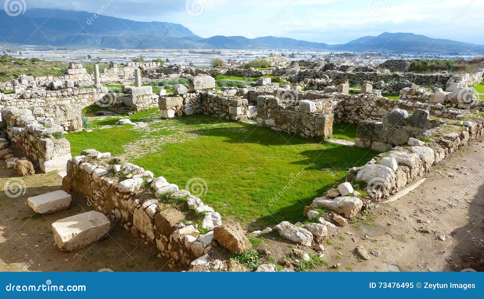 Ruins At Xanthos Ancient Lycia City, Turkey. Old Lycian Civilization ...