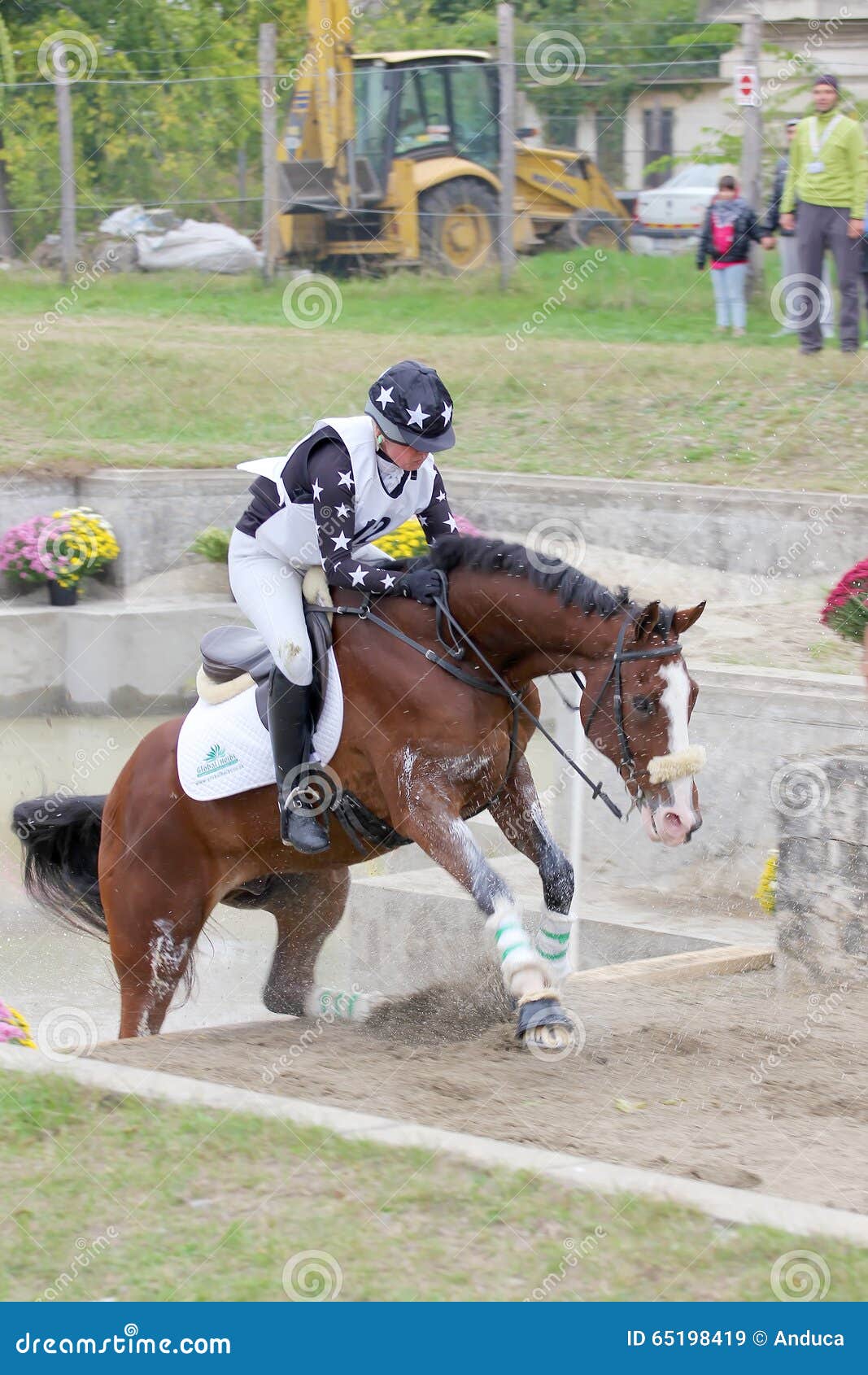 Ruiter en paard redactionele stock afbeelding. Afbeelding bestaande uit ...