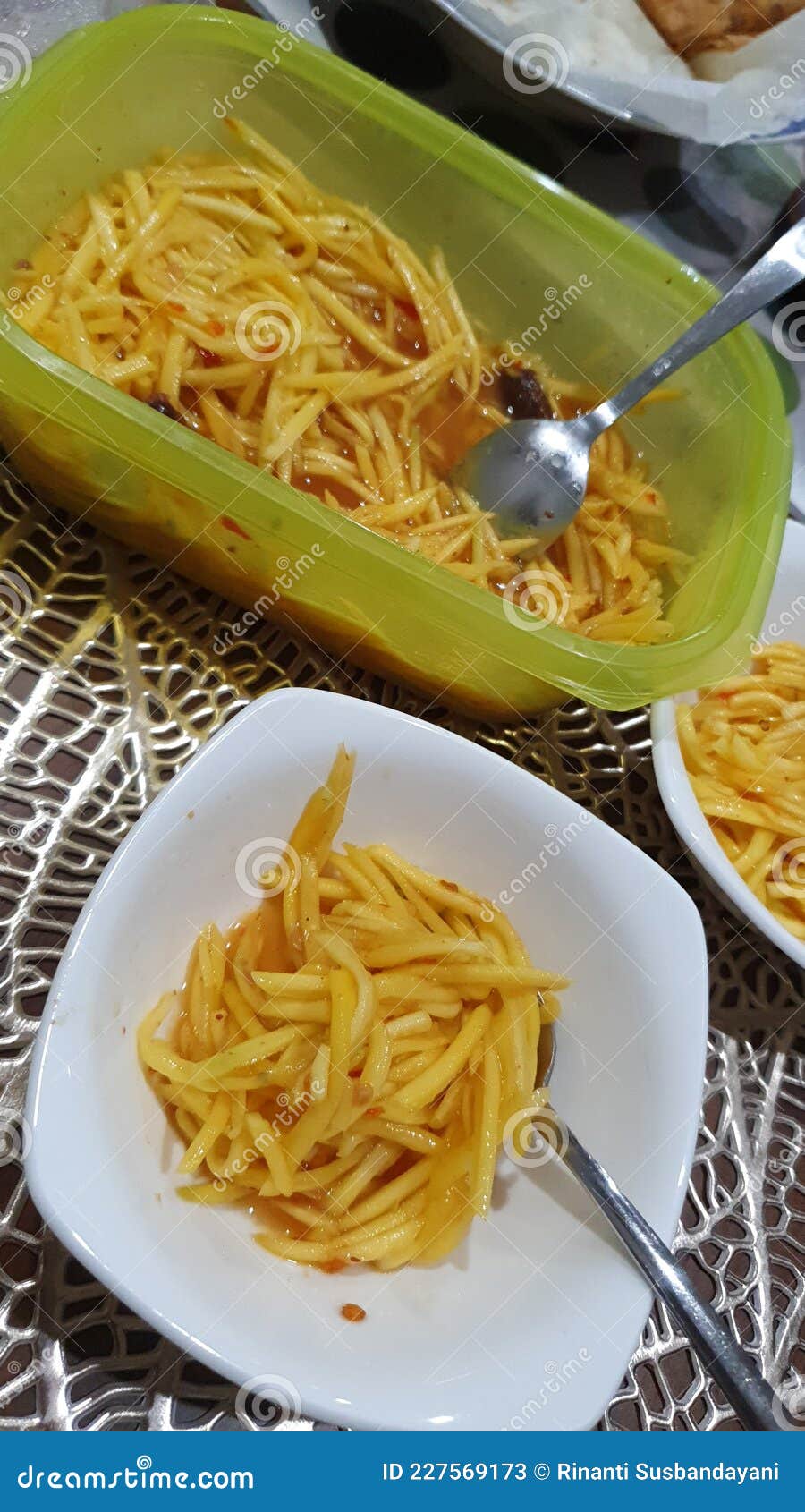 Rujak Serut Mangga Indramayu Stock Image - Image of indramayu ...