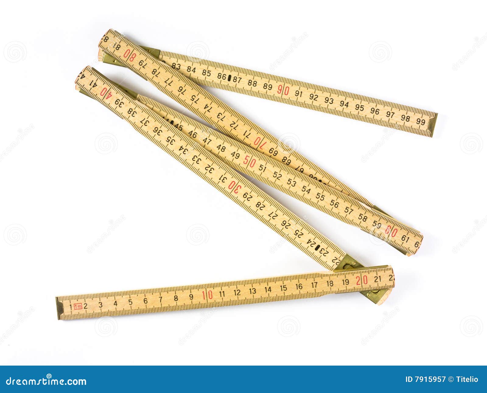 Carpenter Rule Look Like Numbers Stock Photo | CartoonDealer.com #13734126