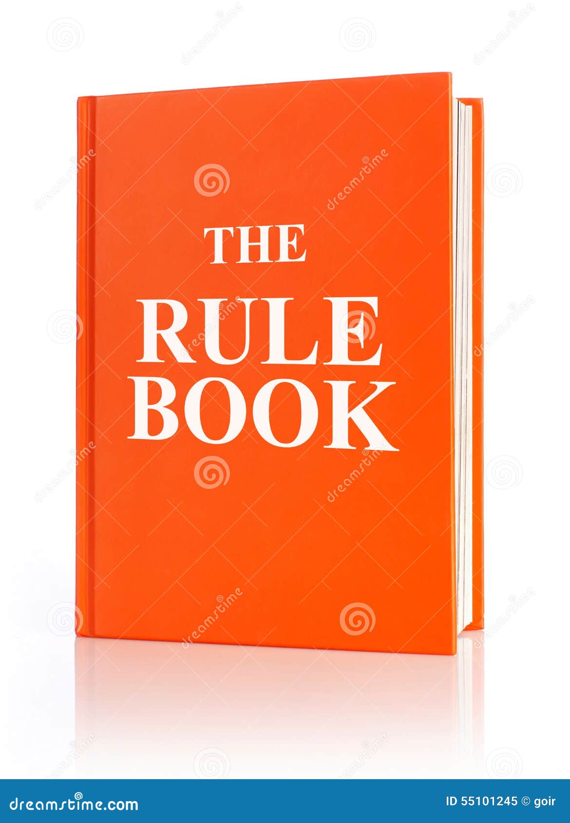 The rule book stock image. Image of learning, colors - 55101245