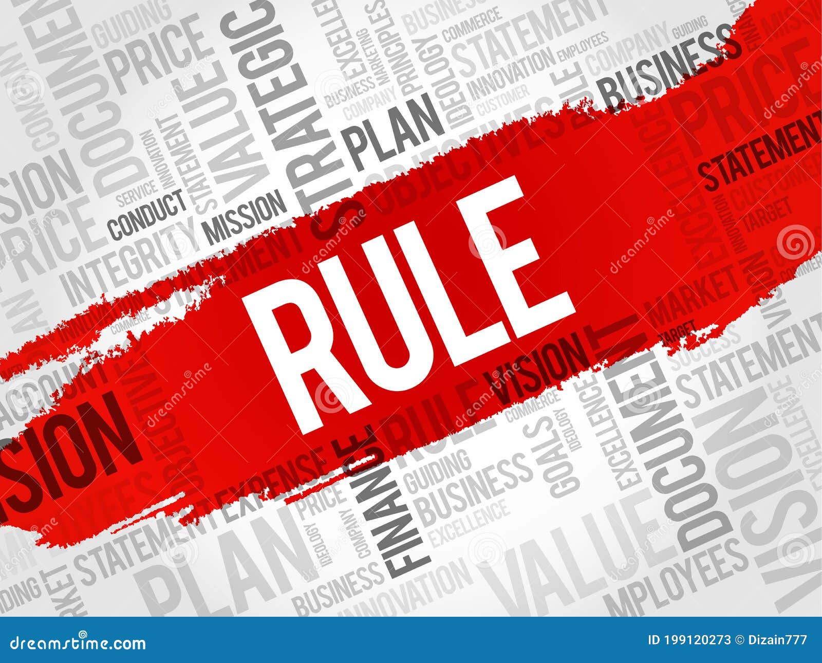 Rule word cloud collage stock illustration. Illustration of control ...