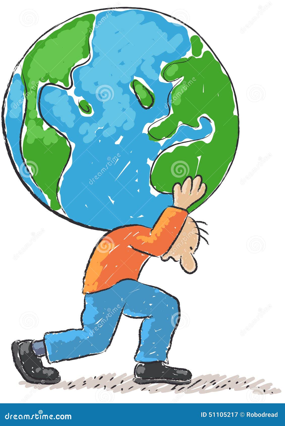 Rule the world stock vector. Illustration of burden, planetarium - 51105217