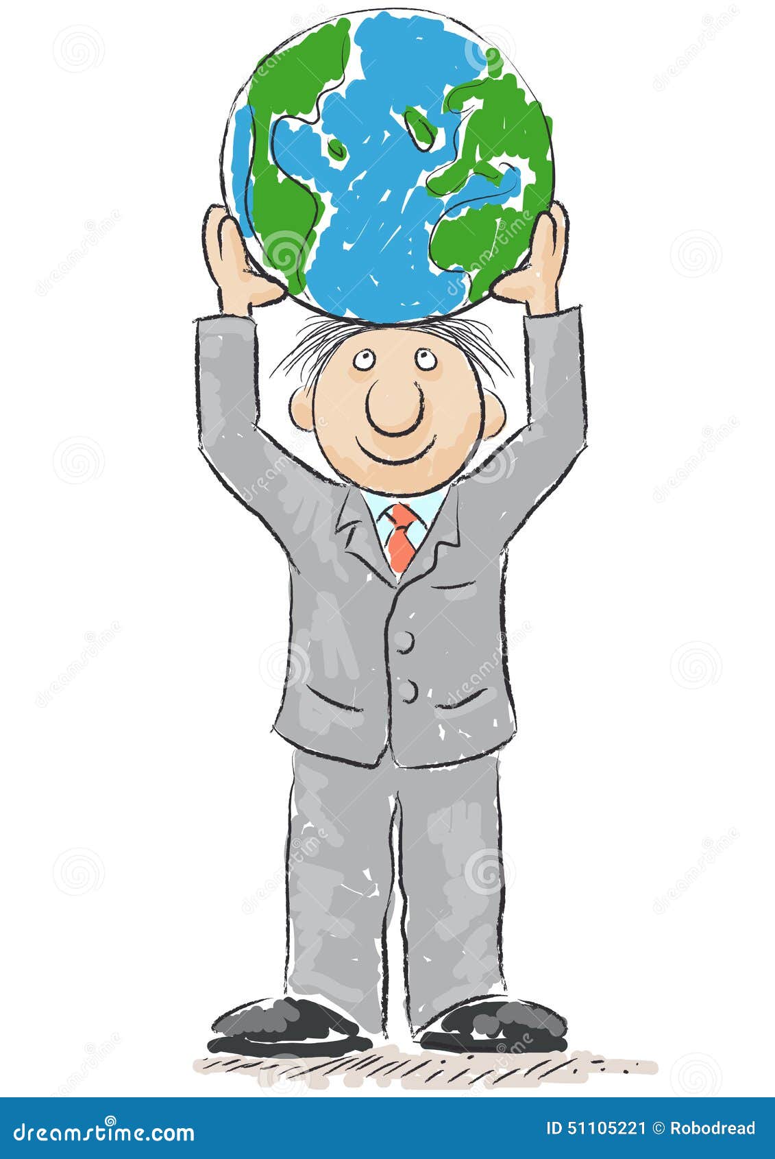 Rule the world stock vector. Illustration of strong, protect - 51105221