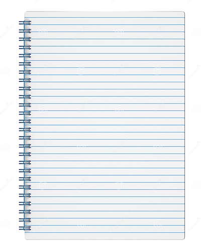 Ruled Copy-Book stock illustration. Illustration of white - 24441699