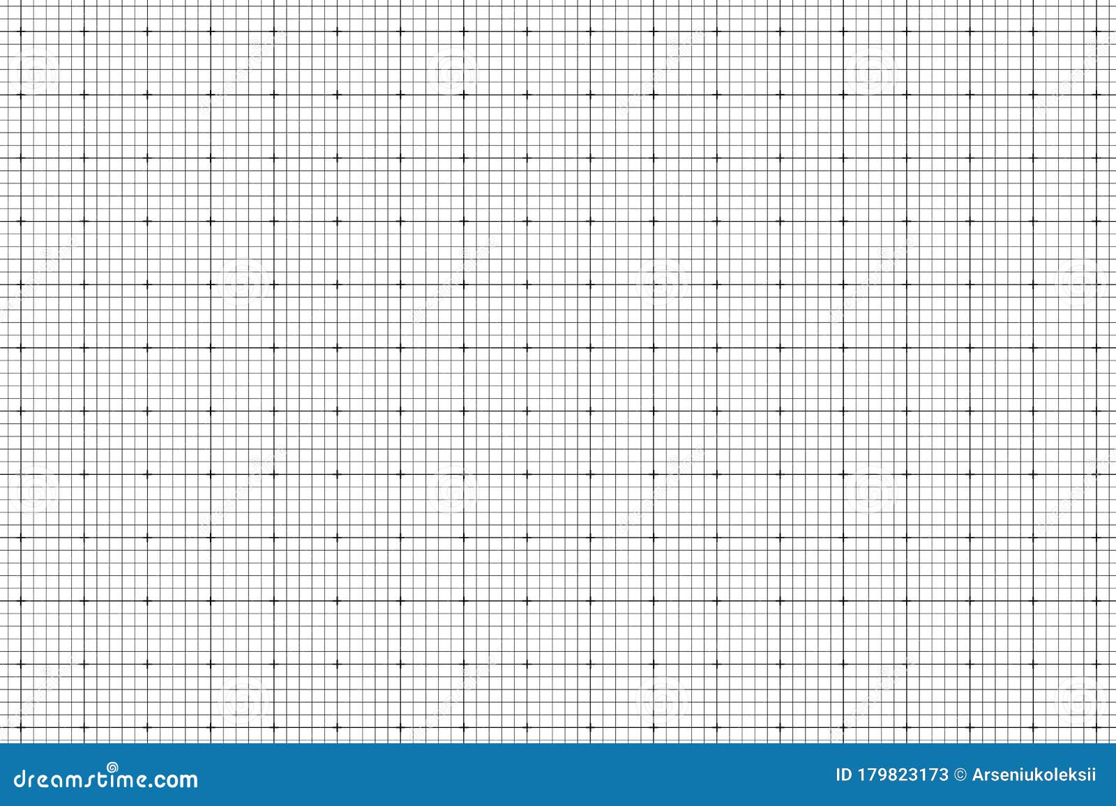 Ruled Paper with a Squared Grid Stock Vector - Illustration of math ...