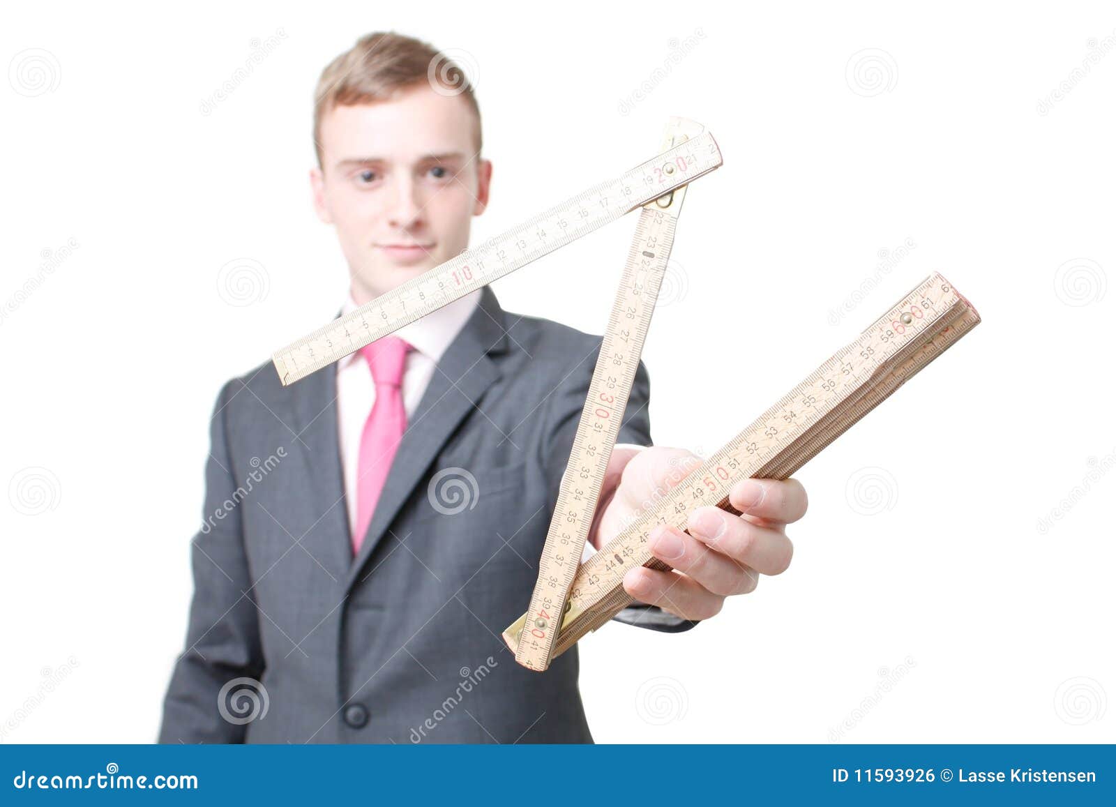 Ruler stock photo. Image of caucasian, business, handsome - 11593926