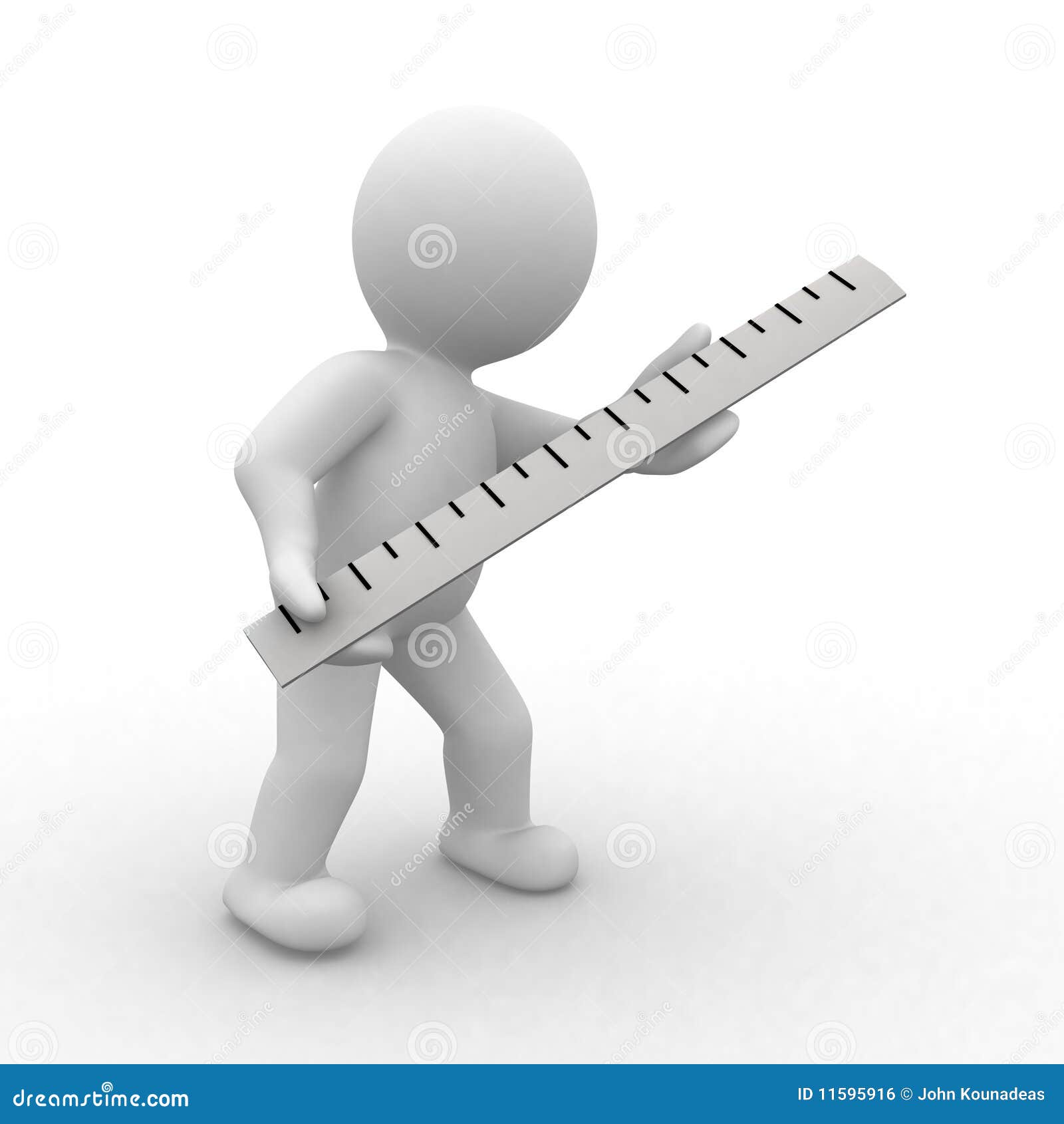 Ruler stock illustration. Illustration of tall, little - 11595916