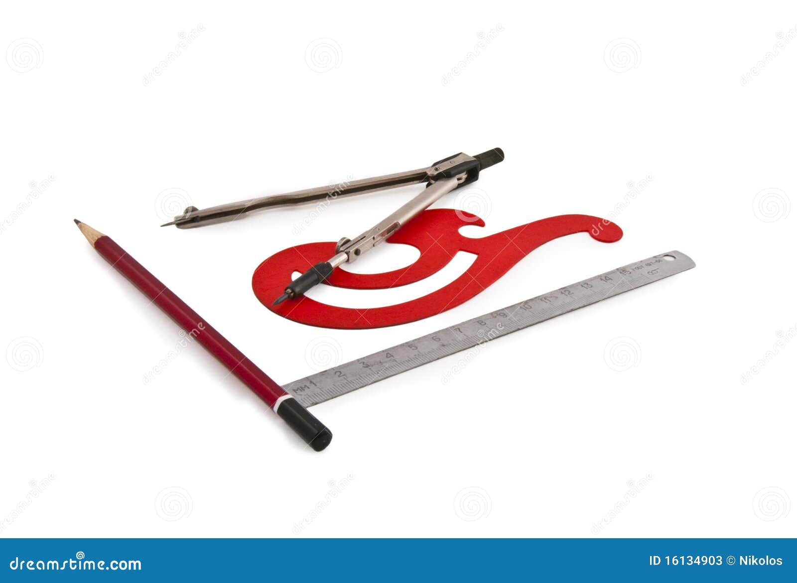 Ruler stock image. Image of abstract, tool, cross, equipment - 16134903