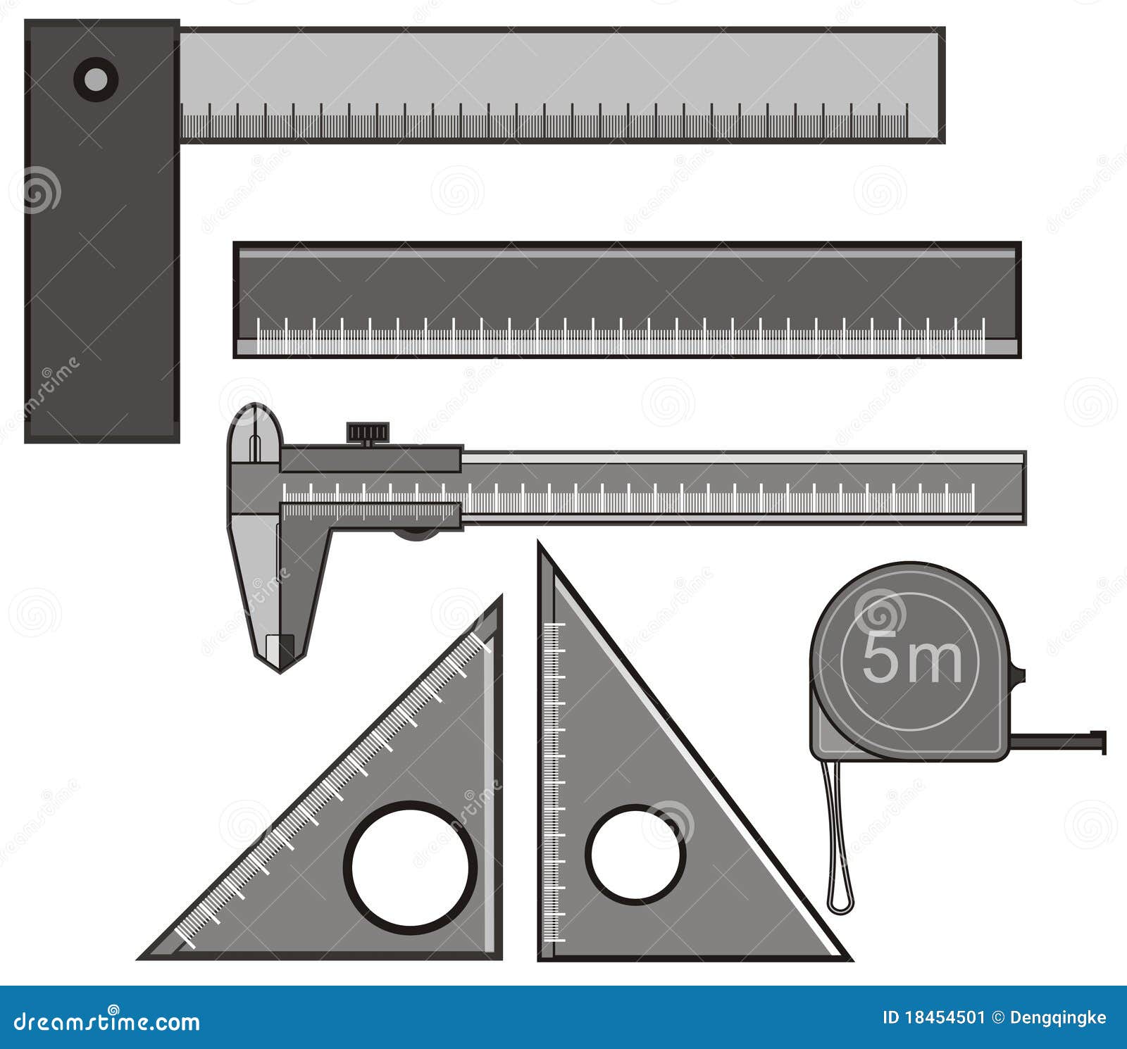 Ruler Cartoon Vector | CartoonDealer.com #18454501