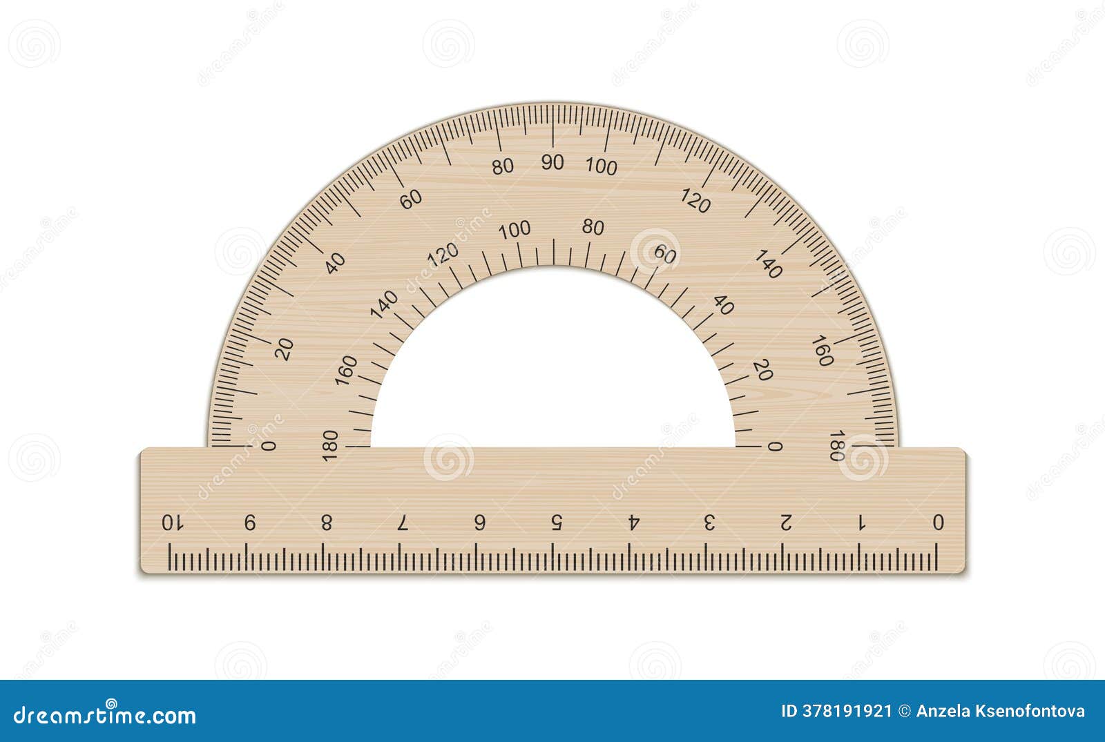 Protractor Ruler Of Plastic Transparent Royalty-Free Illustration ...