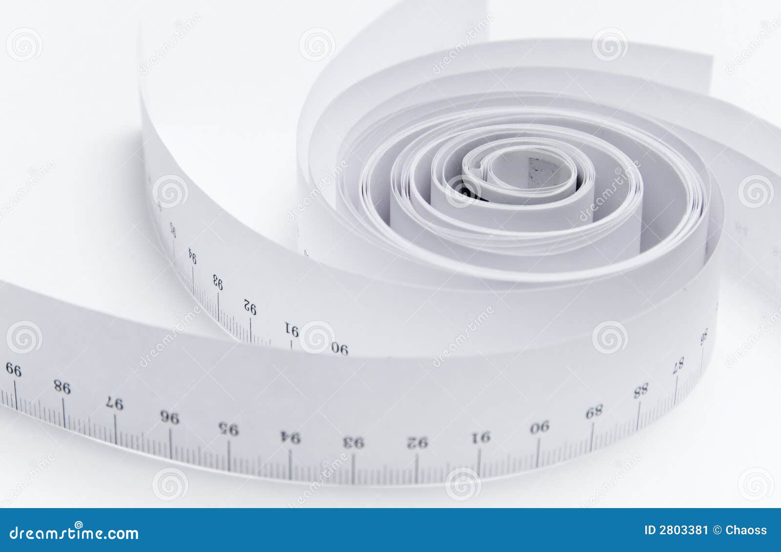 Ruler abstract spiral stock image. Image of measurement - 2803381