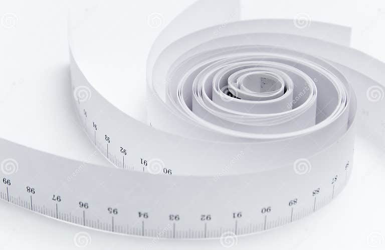 Ruler abstract spiral stock image. Image of measurement - 2803381