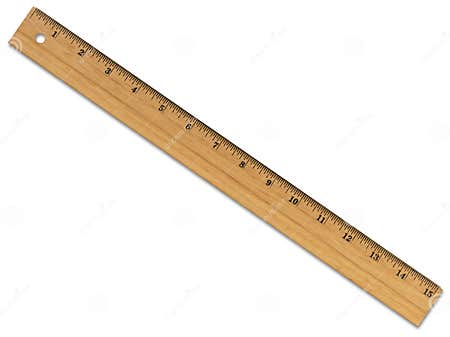 Ruler with Clipping Path stock photo. Image of instrument - 16048042