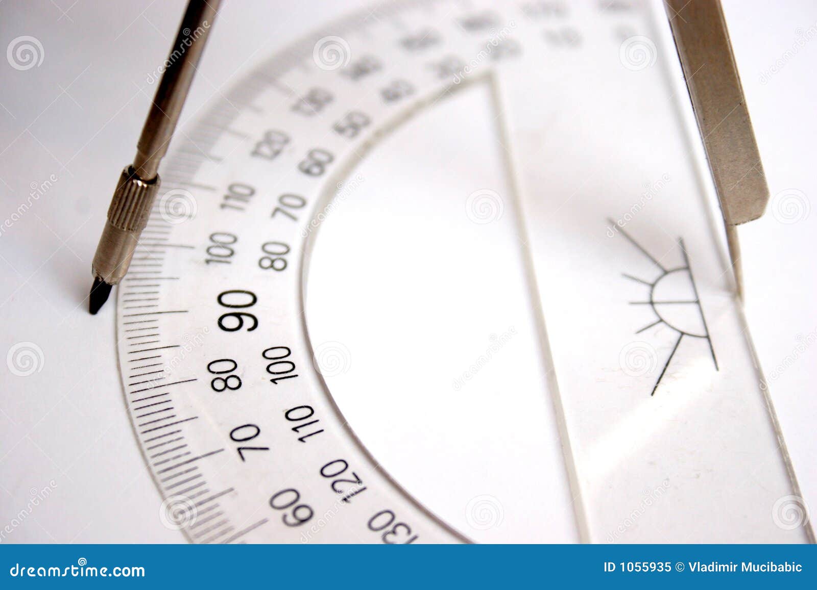 Ruler And Compasses Picture. Image: 1055935