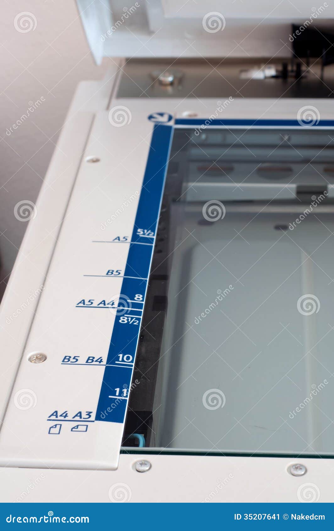 Ruler of copy machine stock image. Image of business - 35207641