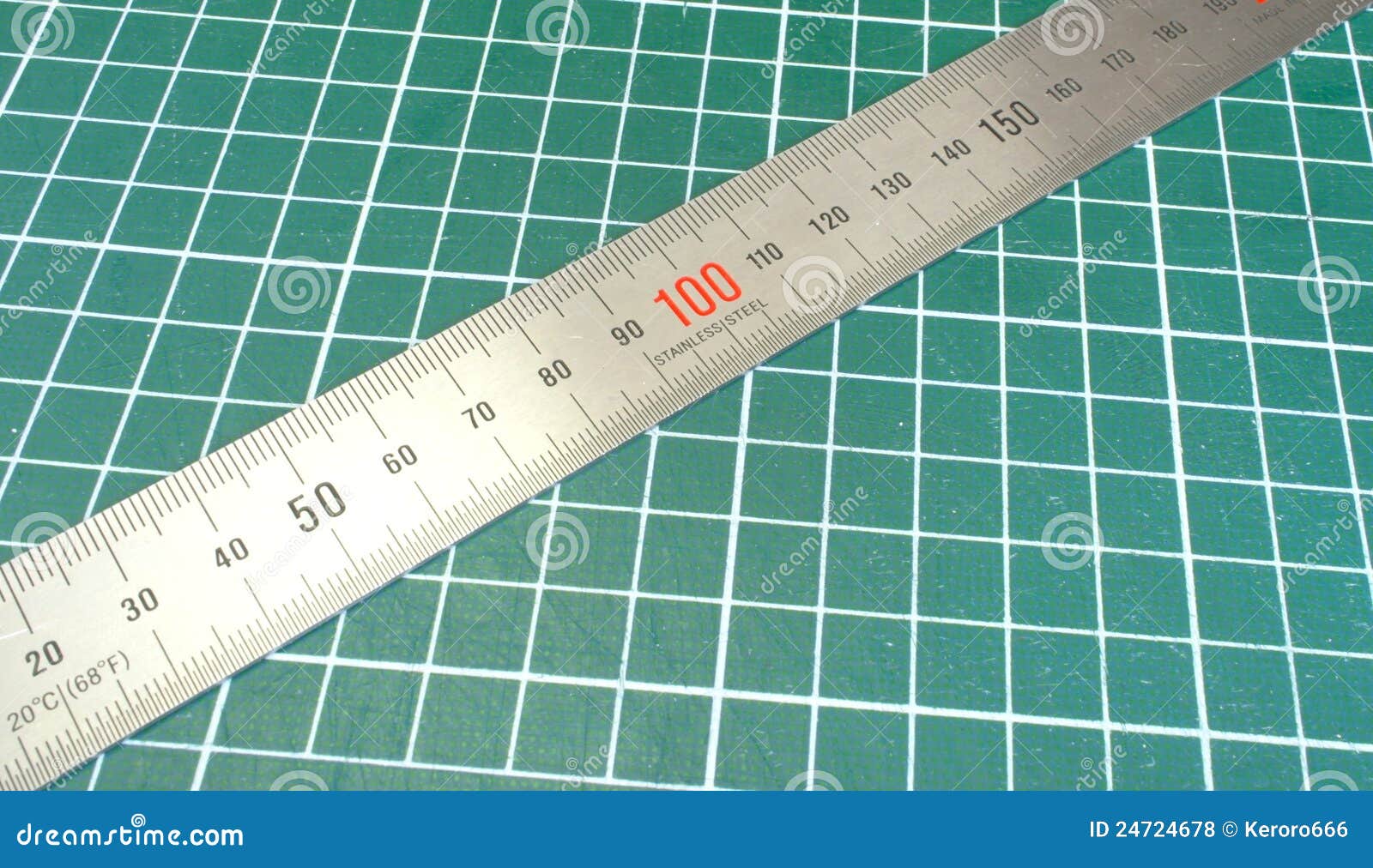 Ruler and cutting board stock photo. Image of steel, maths - 24724678