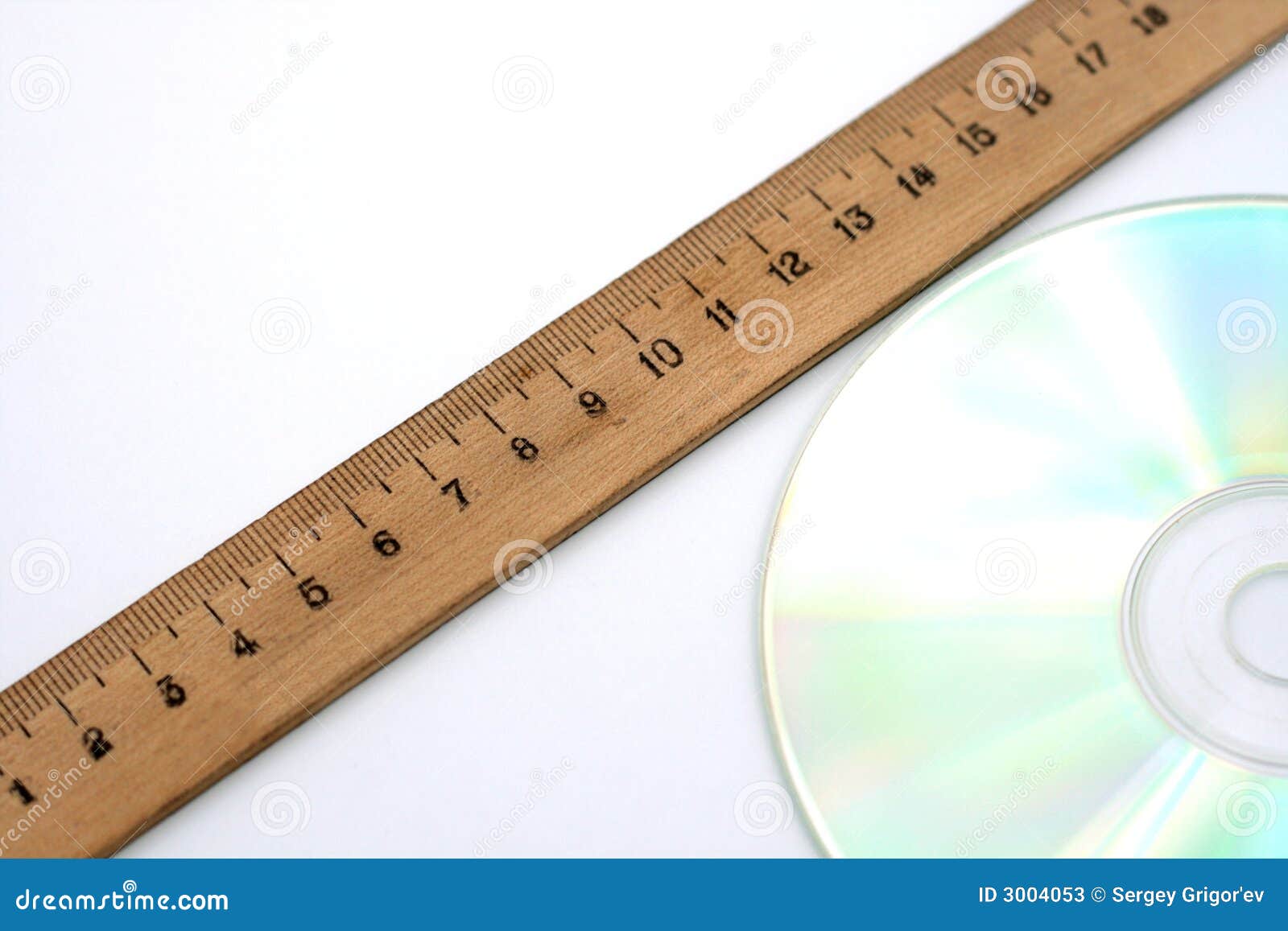 Ruler And Disc Picture. Image: 3004053