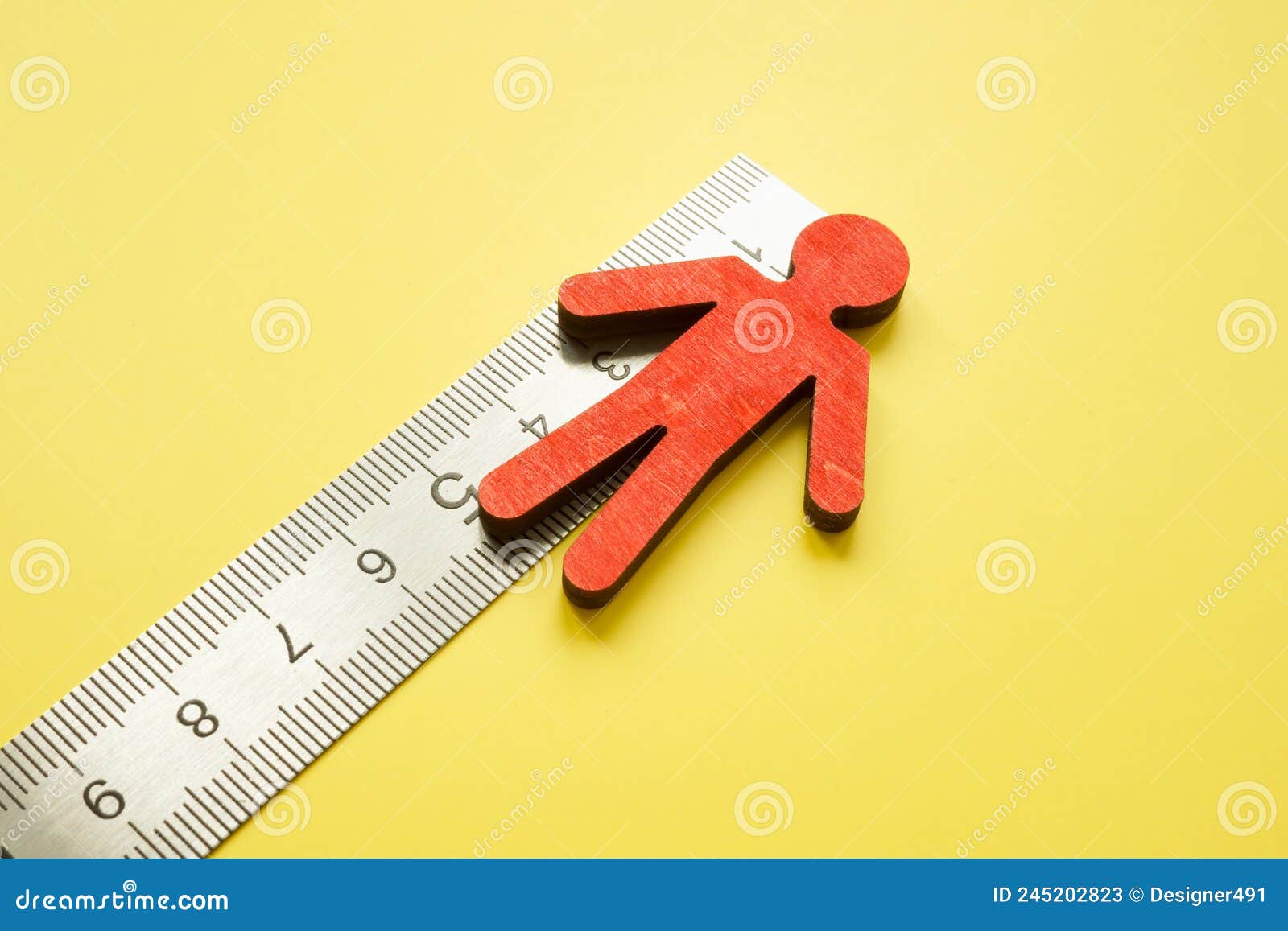 Ruler and Human Figure. Employee Performance Evaluation Concept Stock ...