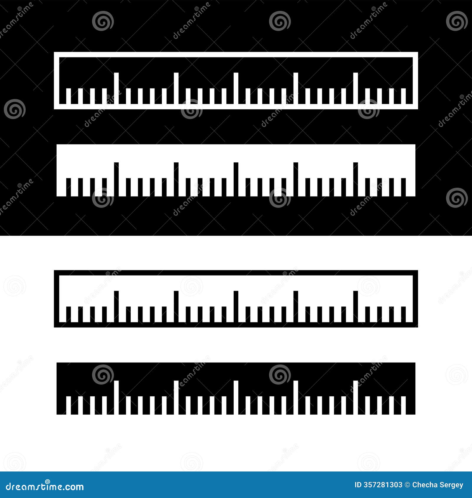 Ruler Icon. Designation of Dimensions or Dimensions. Measurement or ...