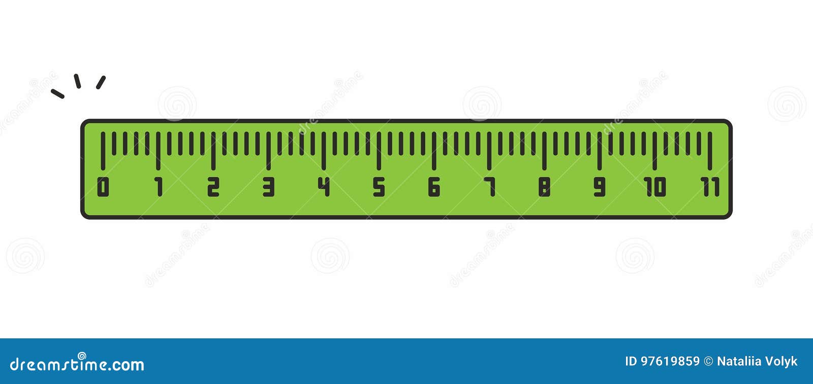 Ruler icon stock vector. Illustration of isolated, button - 97619859