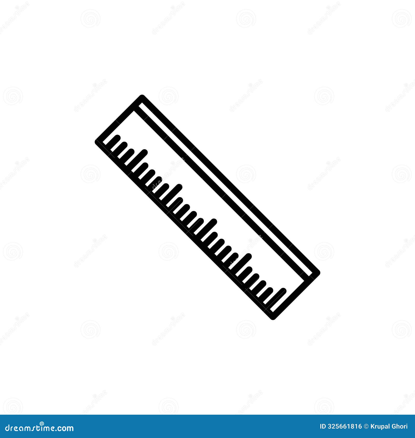 Ruler Icon Set Measurement Tool Illustrations for Education and Design ...