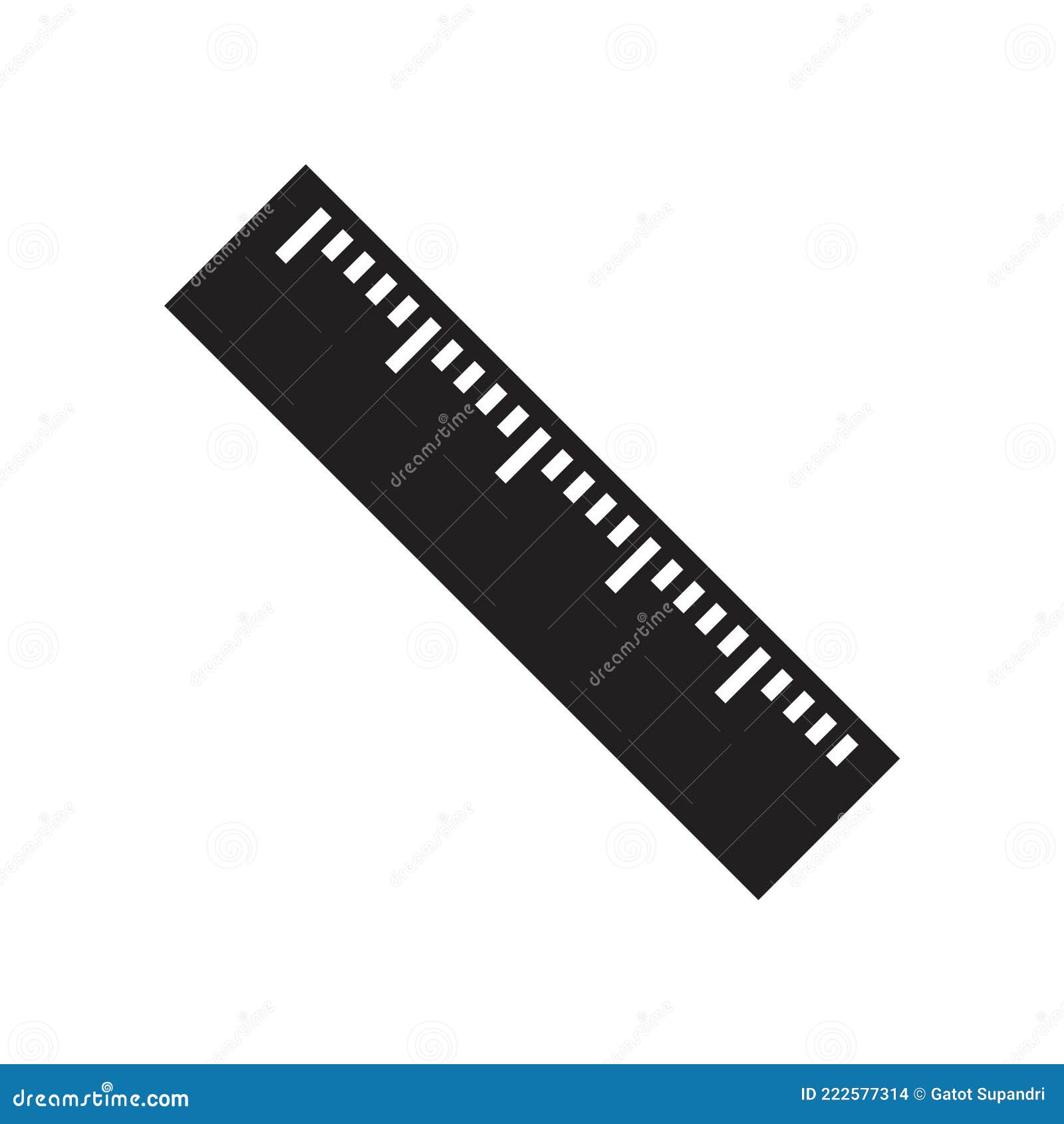 Ruler Icon Stationery Icon Vector Logo Design Template Stock Vector ...