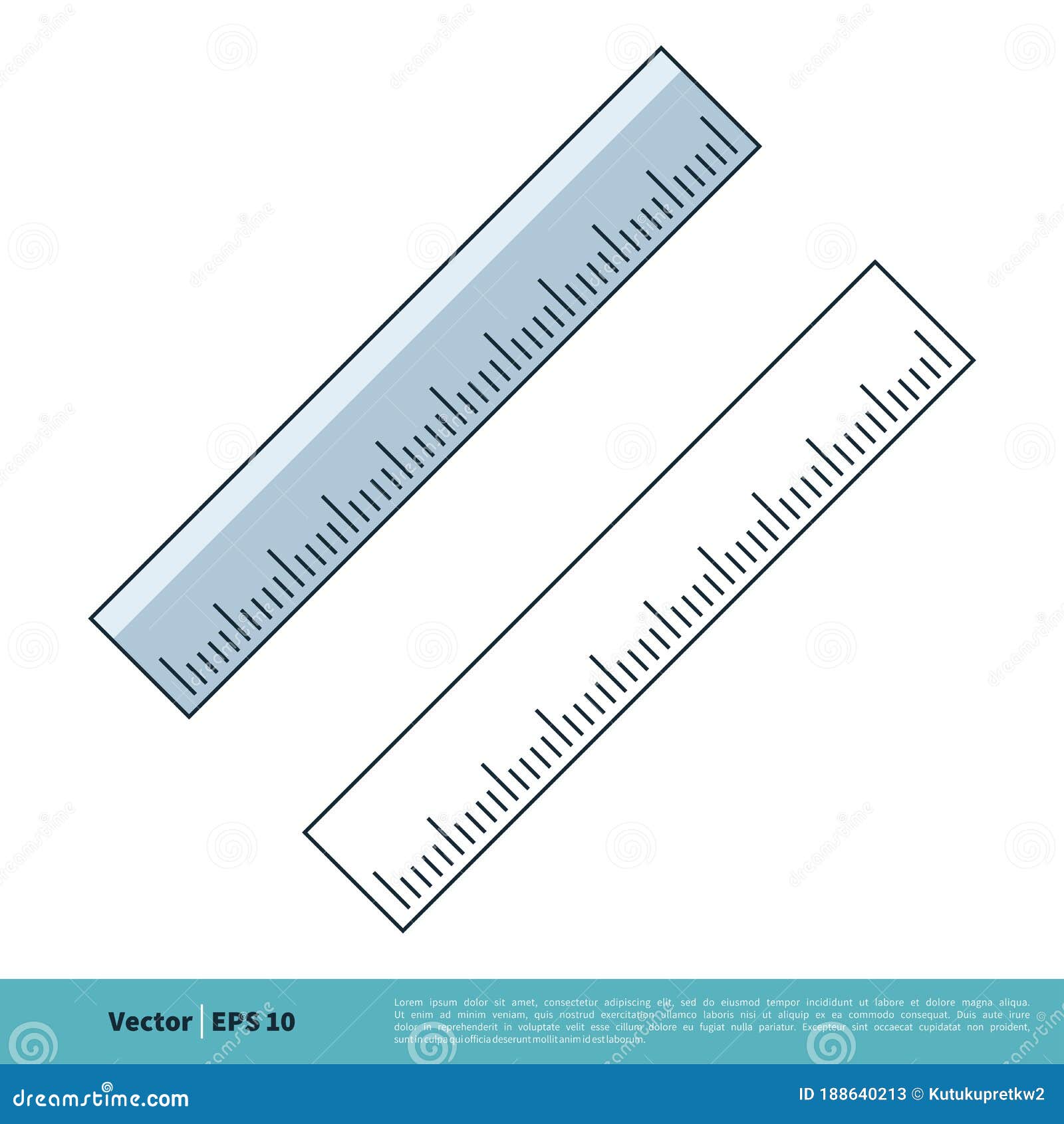 Ruler Icon Vector Logo Template Illustration Design. Vector EPS 10 ...