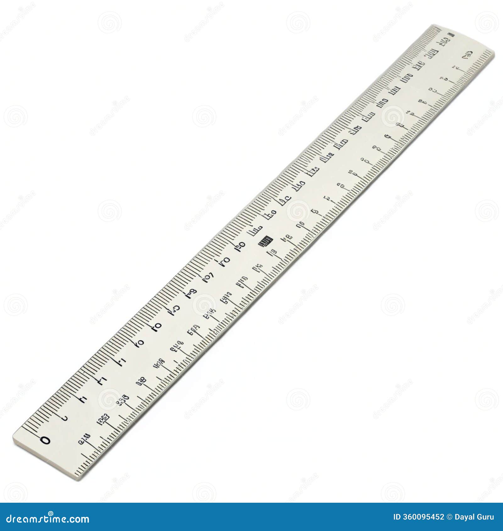Ruler Isolated on White Background Stock Illustration - Illustration of ...