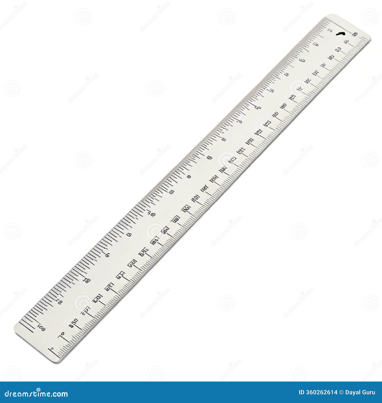 Ruler Isolated on White Background Stock Illustration - Illustration of ...