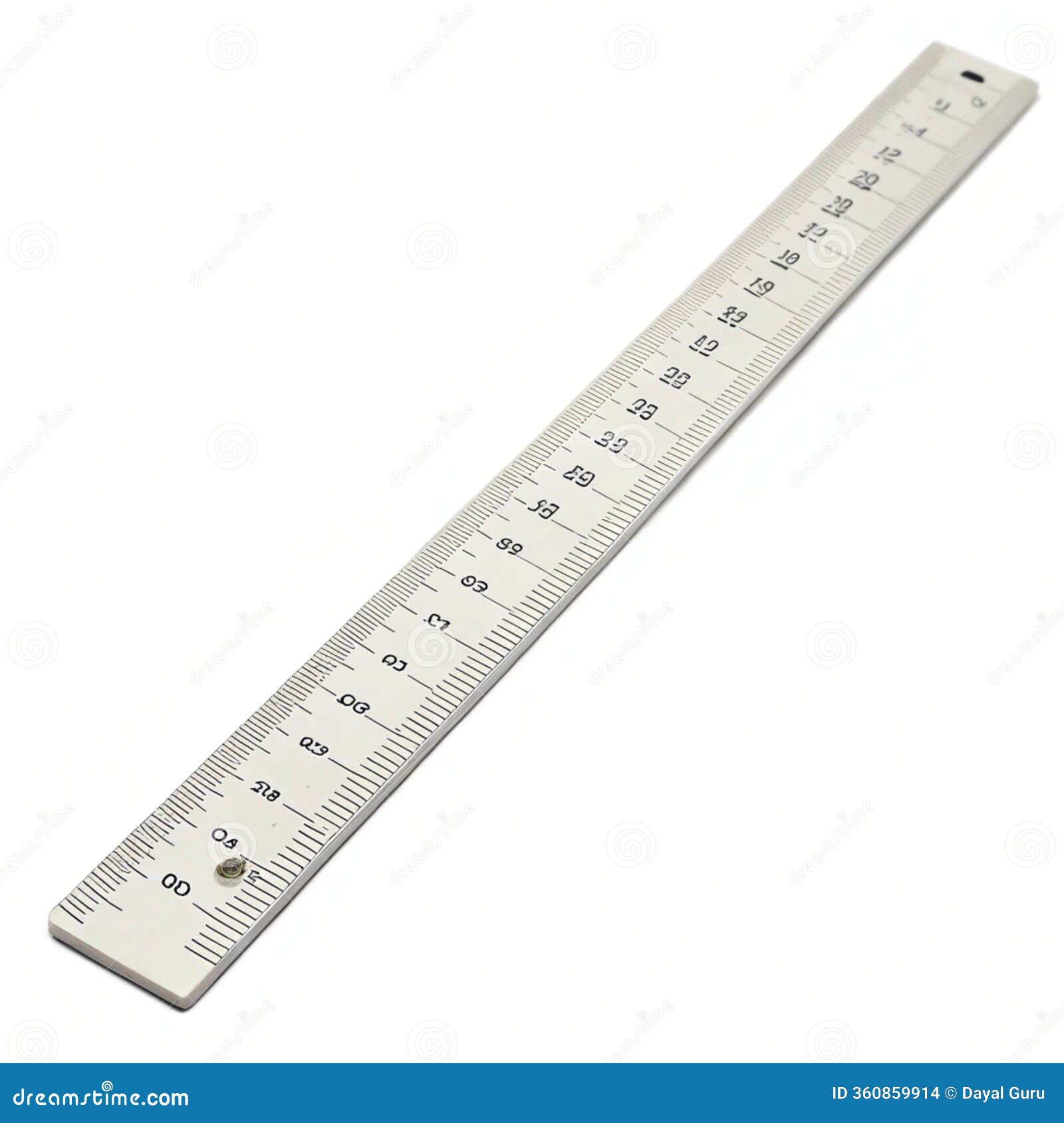 Ruler Isolated on White Background Stock Illustration - Illustration of ...