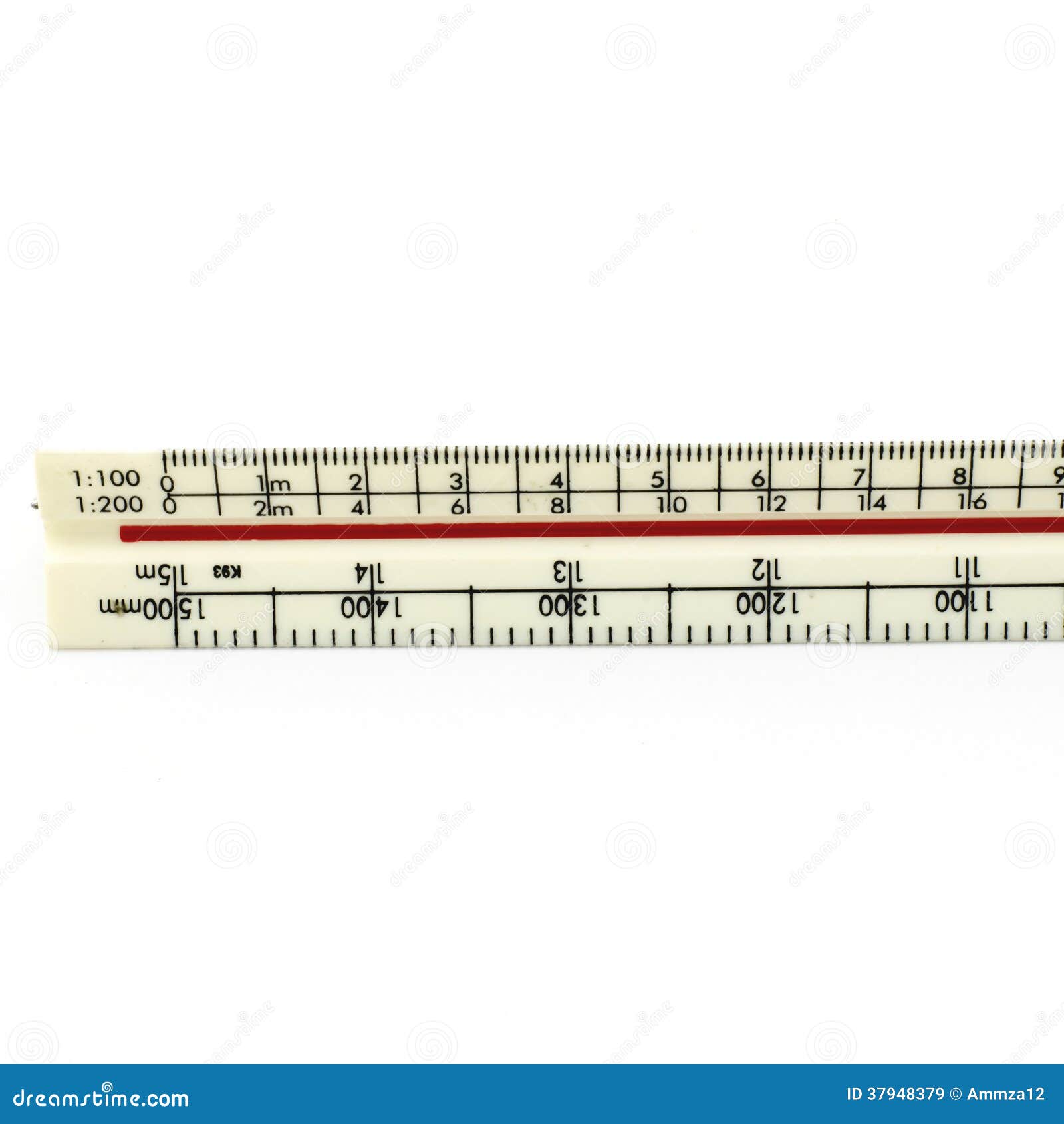 Ruler isolated on white stock image. Image of path, ruler - 37948379