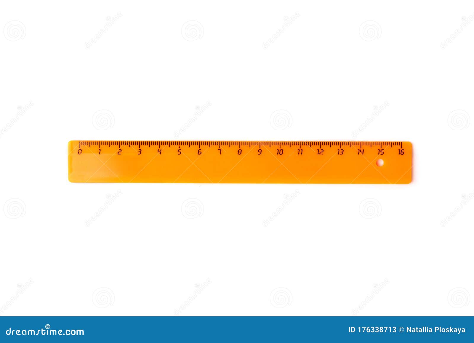 Ruler isolated on white. stock image. Image of millimeter - 176338713