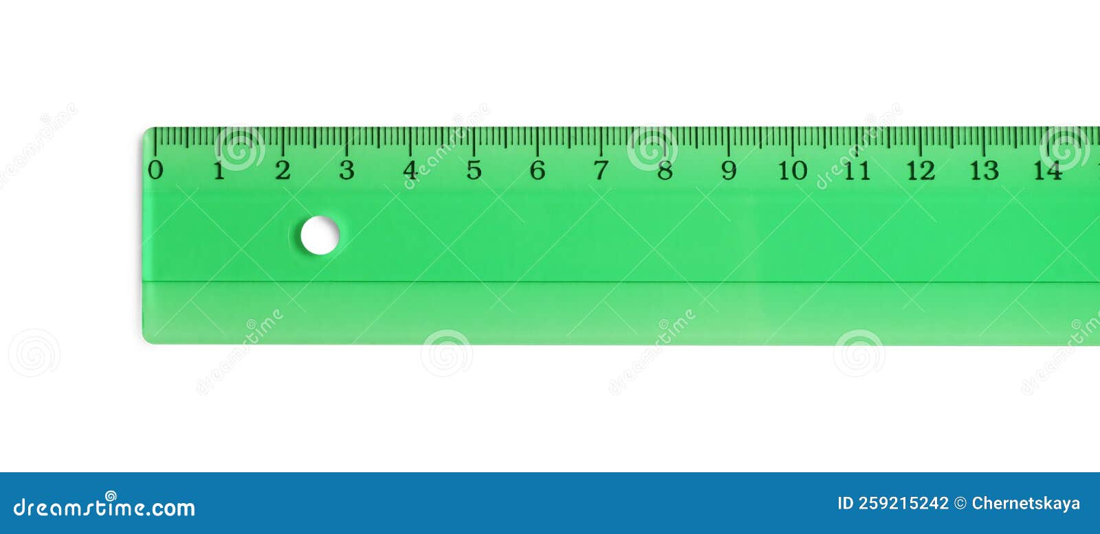Ruler with Measuring Length Markings in Centimeters Isolated on White ...