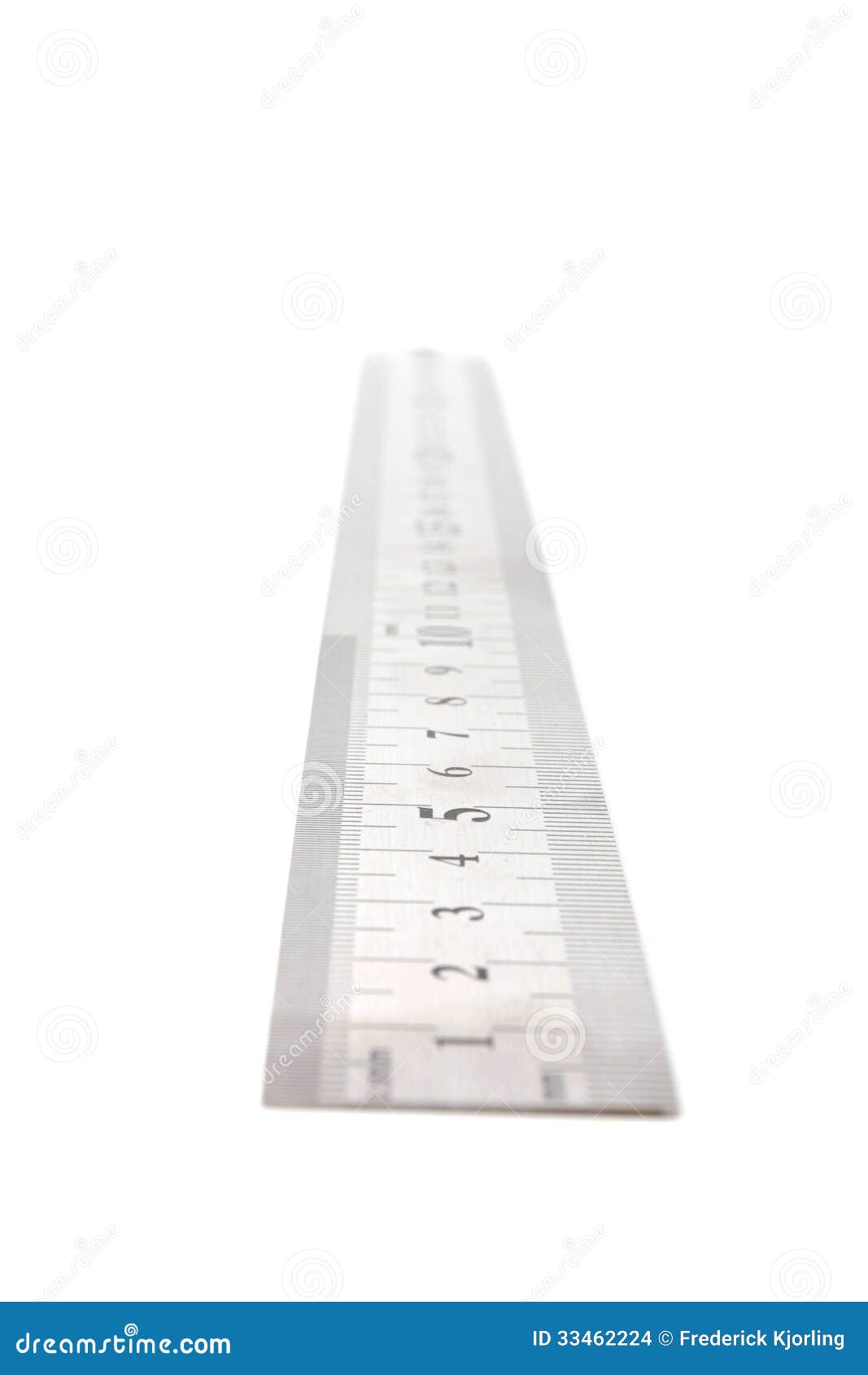 Ruler stock photo. Image of units, numbers, ruler, metallic - 33462224