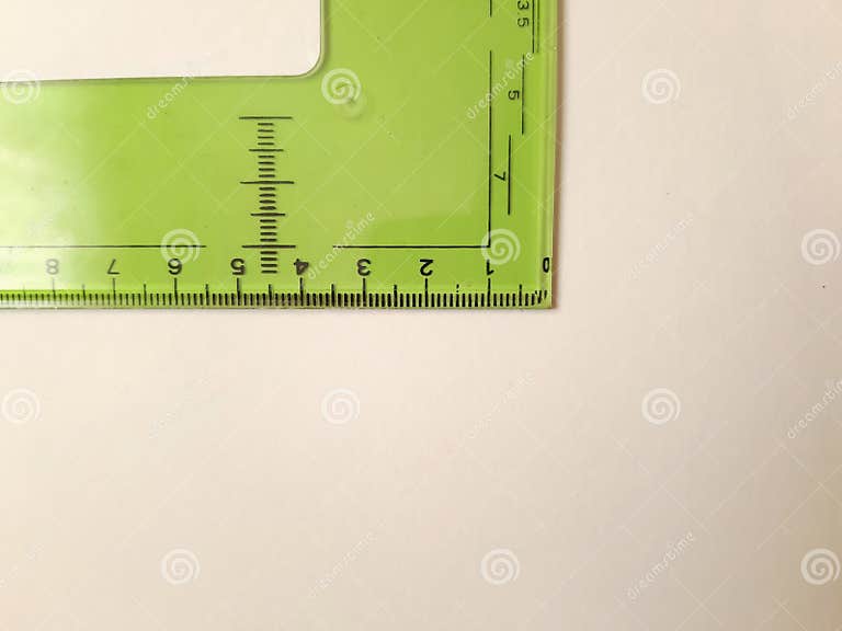 Ruler and numbers stock image. Image of green, greenruler - 204848617