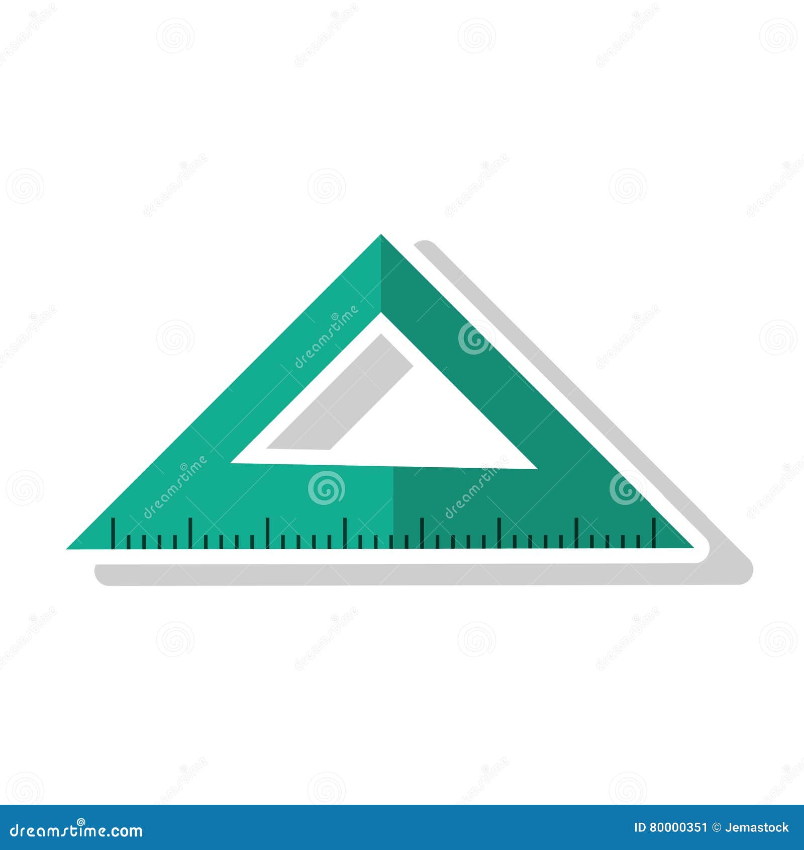 Ruler Object and School Tool Design Stock Vector - Illustration of ...