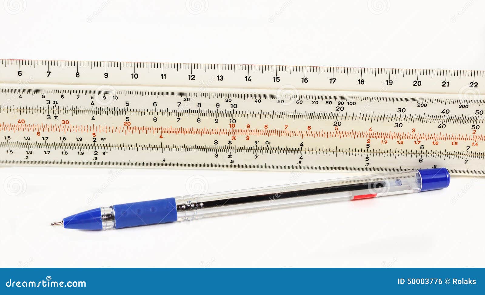 Ruler and pen stock photo. Image of geometry, science - 50003776