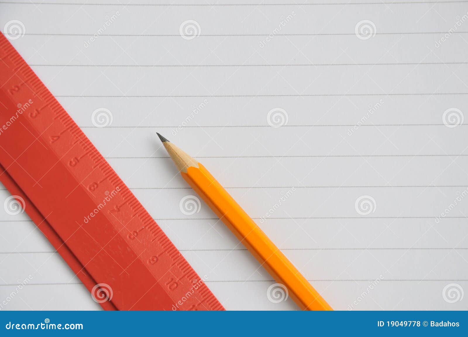 Ruler and pencil stock photo. Image of backgrounds, scrapbook - 19049778