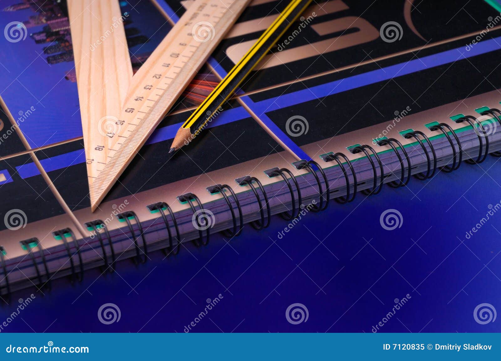Ruler and pencil stock image. Image of objects, document - 7120835