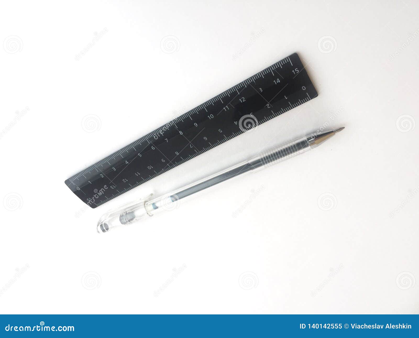 Ruler and pencil draftsman stock illustration. Illustration of ...