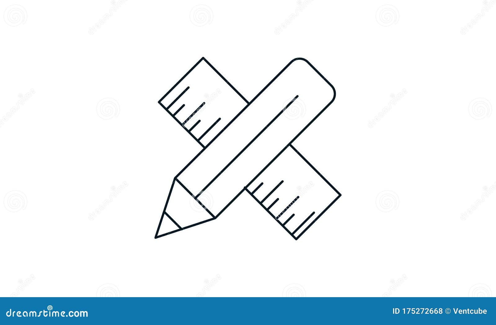 Ruler Pencil Icon