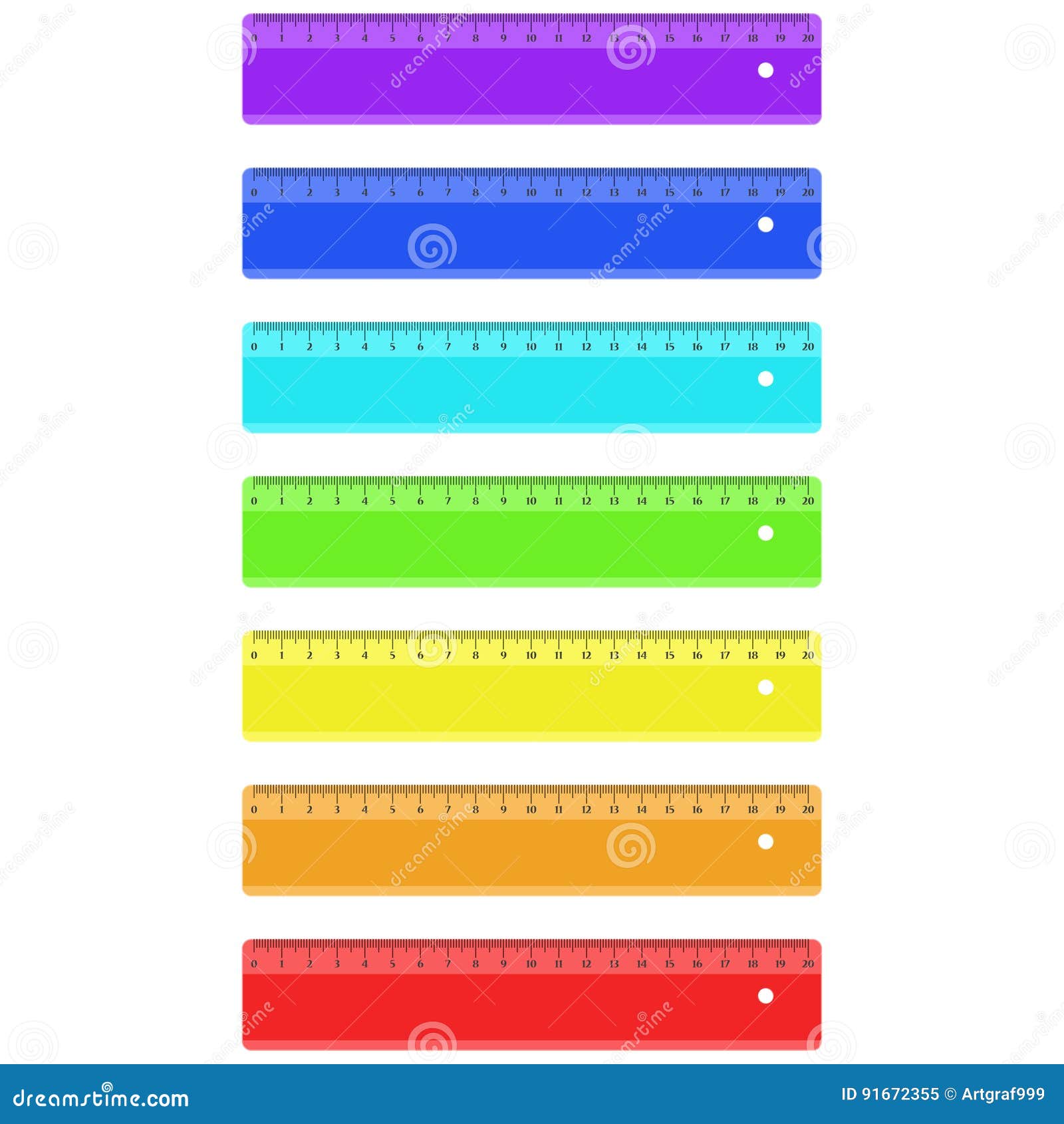 Ruler Of Plastic Transparent Royalty-Free Illustration | CartoonDealer ...