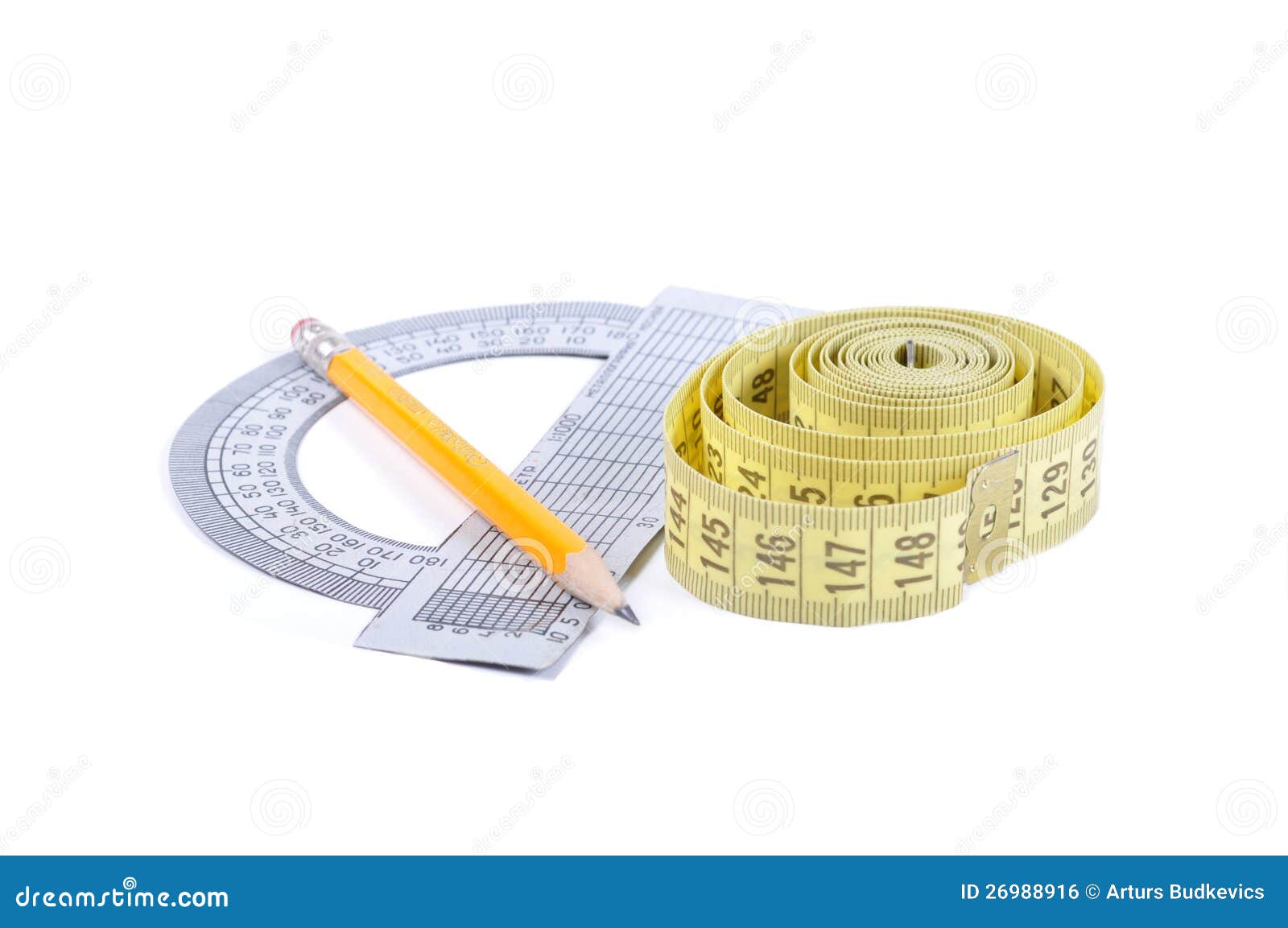 Ruler Protractor stock photo. Image of circle, direction - 26988916