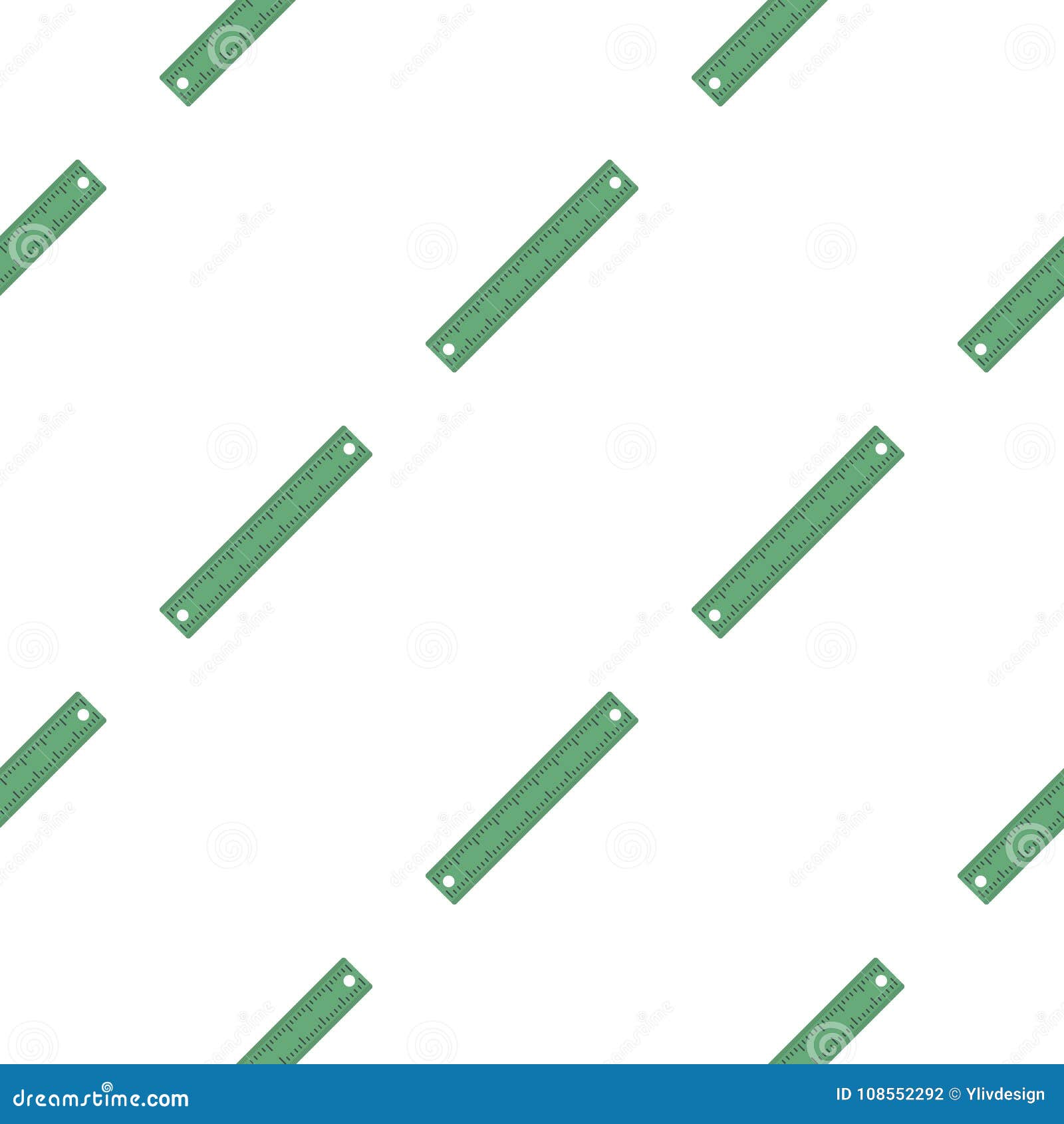 Ruler, Rectangular Shape Pattern Seamless Stock Vector - Illustration ...