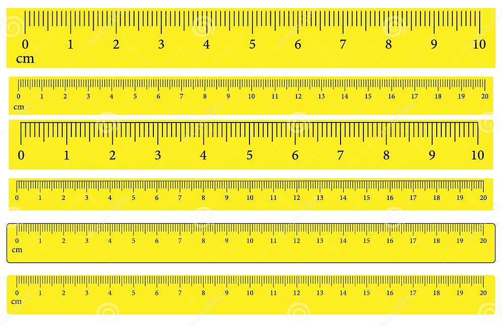 Ruler Scale Measure Line. Measurement Scale Texture Pattern. Vector ...