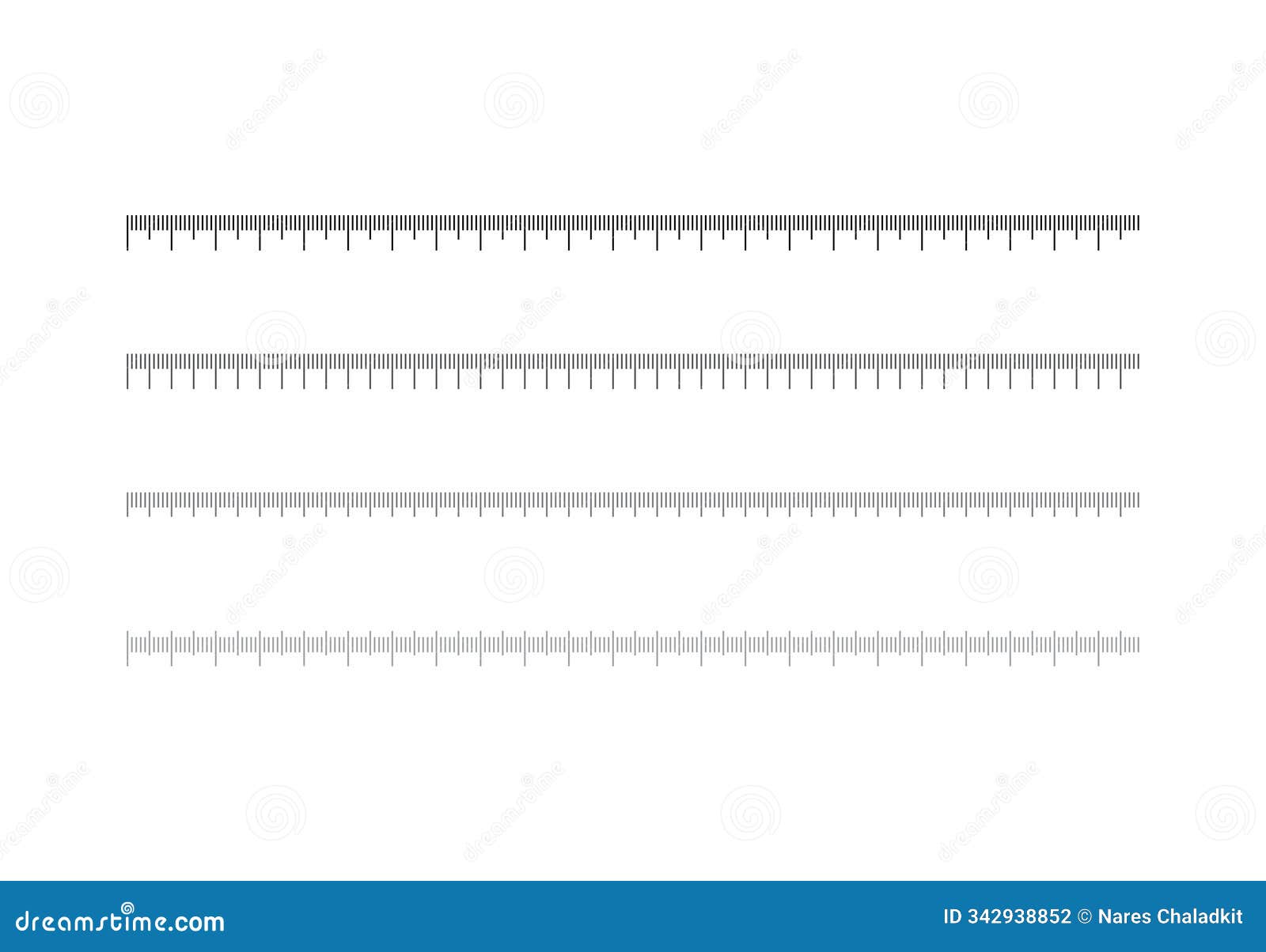 Ruler Scale Measure Line. Measurement Scale Texture Pattern. Vector ...