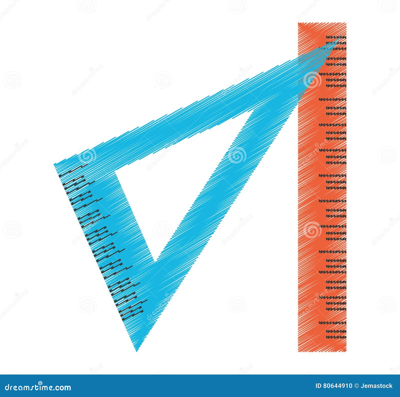 Ruler of School Concept Design Stock Vector - Illustration of ...